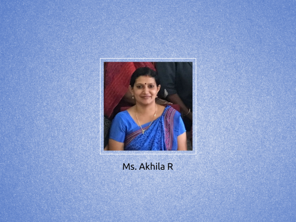 MS. Akhila R | News & Events