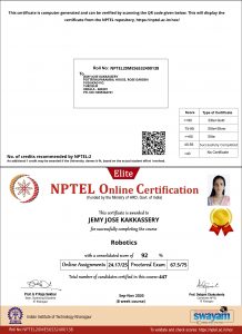 ECE faculty member completes NPTEL-SWAYAM course with Elite Gold ...
