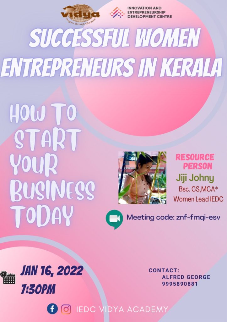 IEDC’s Women Empowerment Programme | News & Events