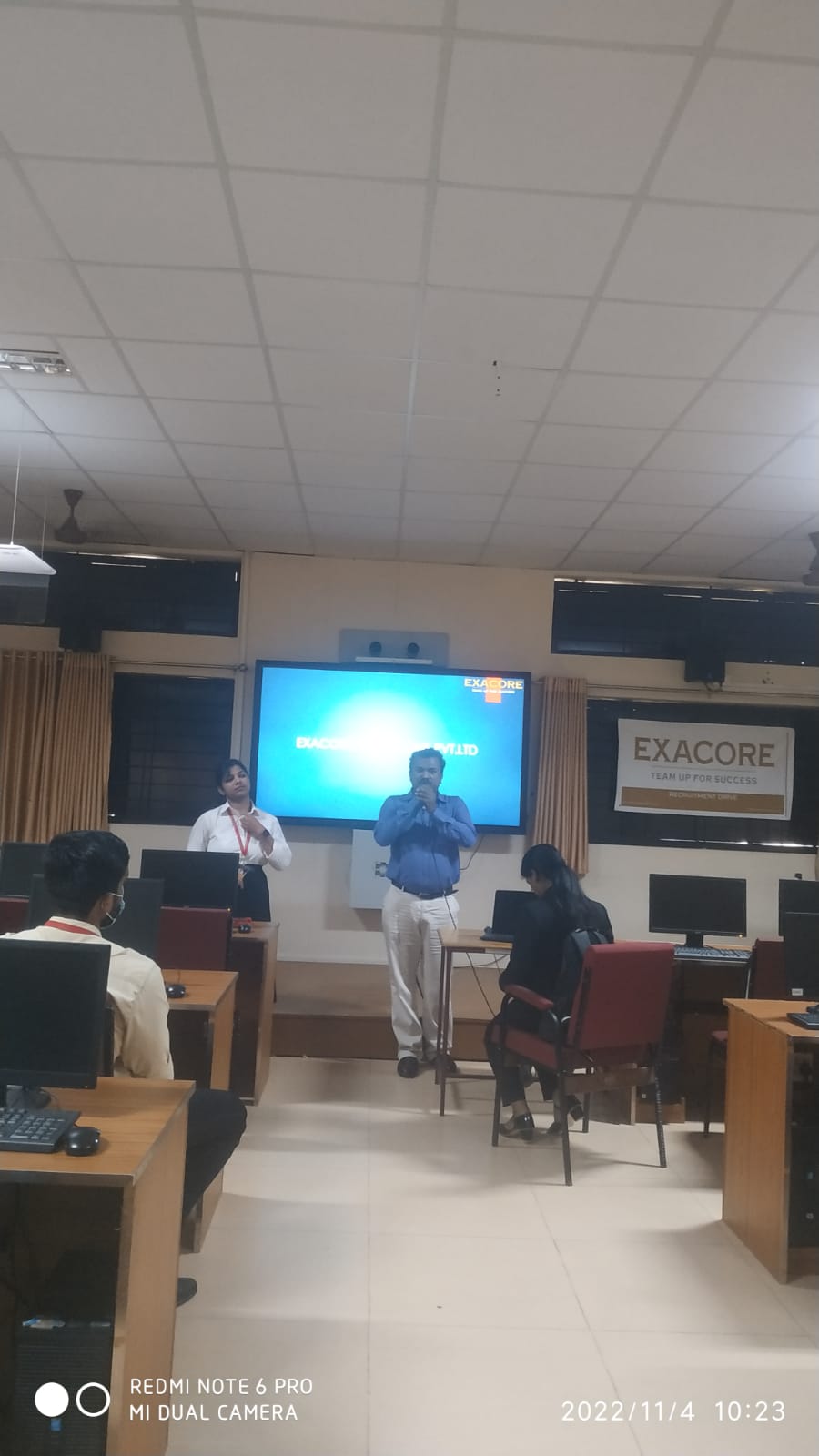 EXACORE Campus Recruitment Drive | News & Events