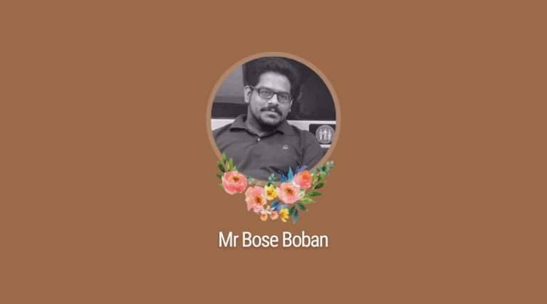 Untimely demise of our alumnus Mr Bose Boban by leaving an eternal void ...